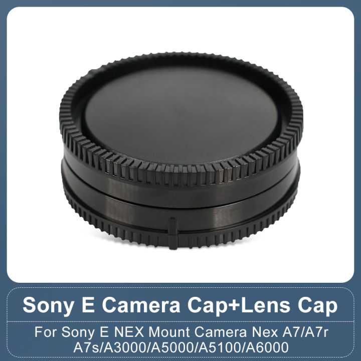 Camera Front Cap Body Cap Rear Lens Cap for Sony E NEX Mount Camera NEX ...