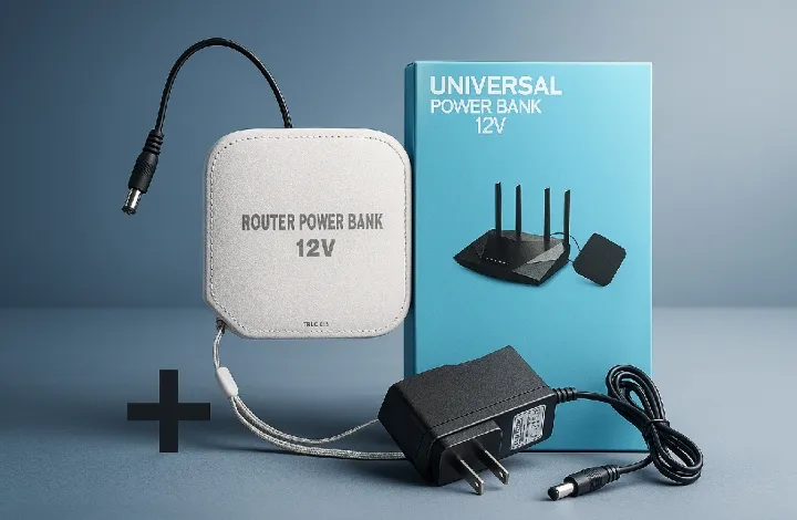 12v Power Bank & Free 12 volt 3amp Adapter/charger/UPS/Power Backup ...