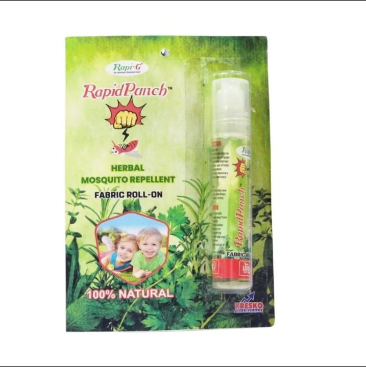 Herbal Rapid Punch Mosquito Repellent Fabric Roll On | Daraz.com.np