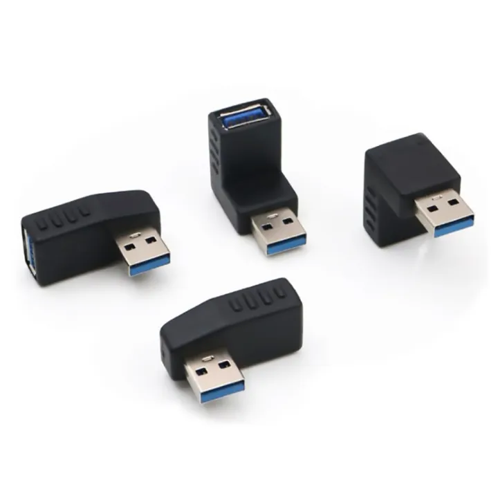 4 packs/1 pack 90 Degree USB 3.0 Adapter, Up and Down Angle, Left and ...
