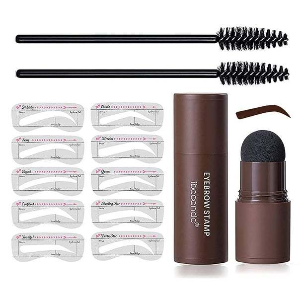 ProStamp Eyebrow & Hairline Shaping Kit | One-Step Waterproof Tint with ...