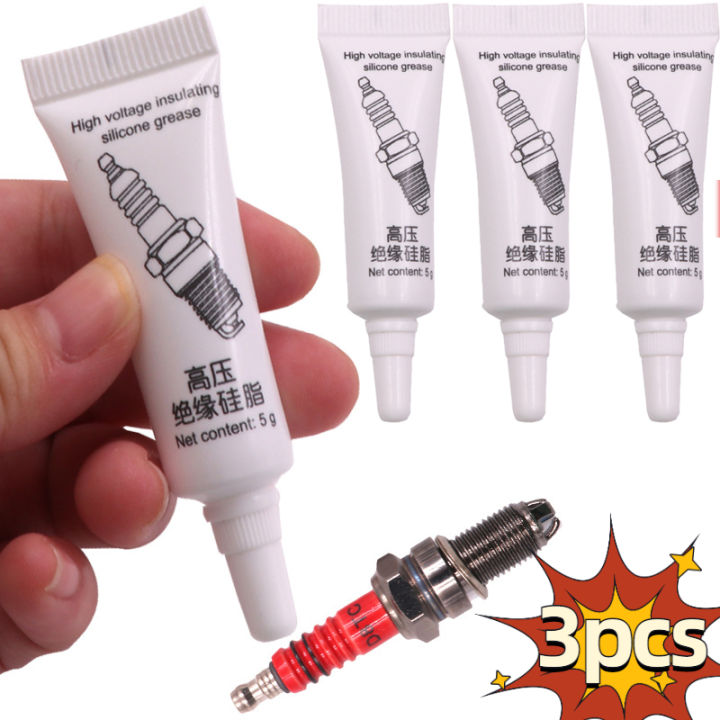 3pcs Car Spark Plug Insulating Grease High Voltage Insulating Ignition ...