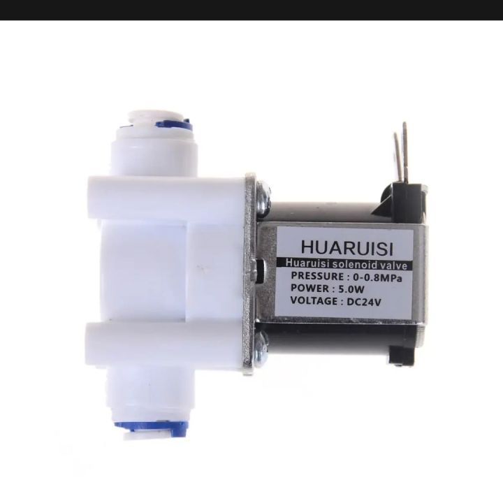 1 pic Electric Water Valve 24V DC Solenoid Valve 6mm Connection RO ...