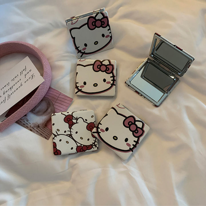 Sanrio Mirror Portable Small Mirror Hello Kitty Cinnamoroll Melody ...