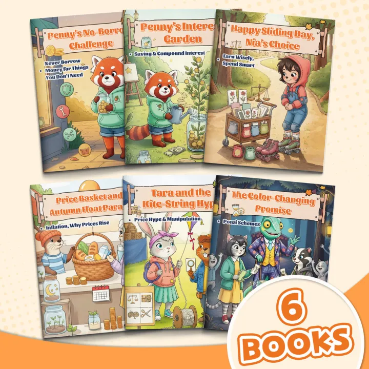 Financial Literacy for Kids Picture Book Series— Learn Smart Money ...