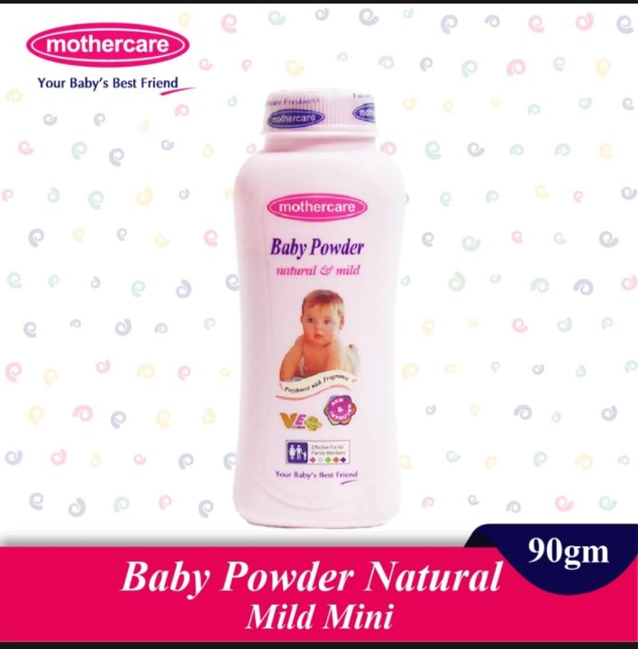 Mother care baby powder natural And mild mini 90 gm | Daraz.pk