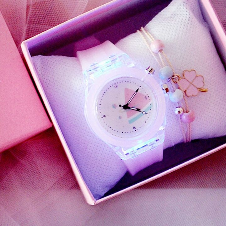 Girls Kids Children Luminous Student Colorful LED Light Women Lady ...