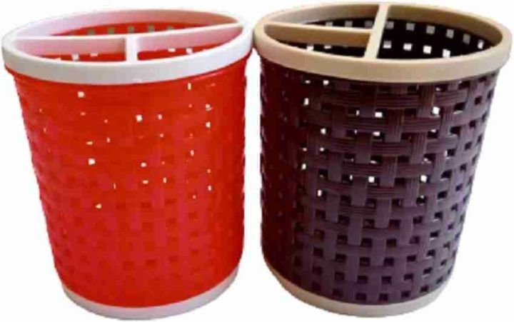 Cane pen Holder Round Multicolor (1 pcs) | Daraz.com.bd