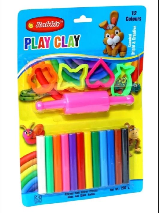 Dry super light polymer clay kids early education toy diye coloured ...