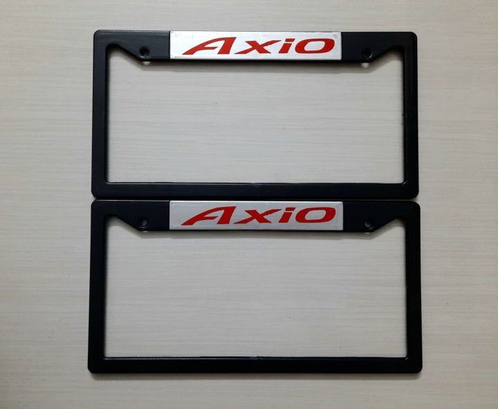 AXIO Premium Quality Car License Number Plate Frame - (2 Pis-1 Set ...