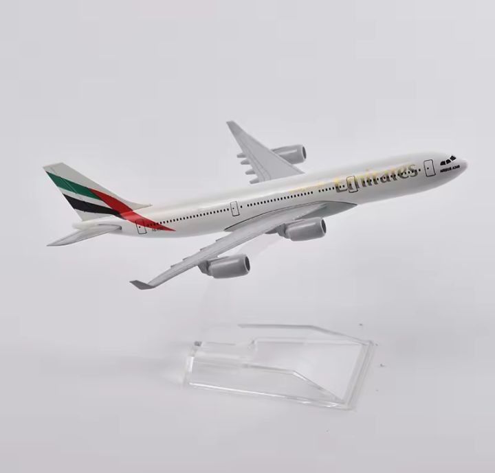 Emirates Airlines A340 Airplane Model 16cm 1:400 Scale | Diecast Metal ...