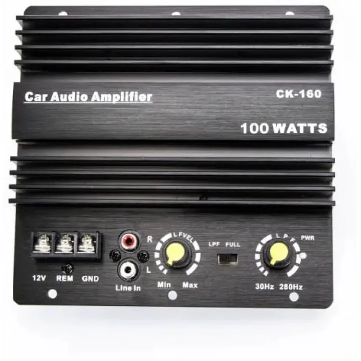 100w Subwoofer Amplifier | Car Sub Amp 12v CK-160 HiFi Bass Power Amp ...