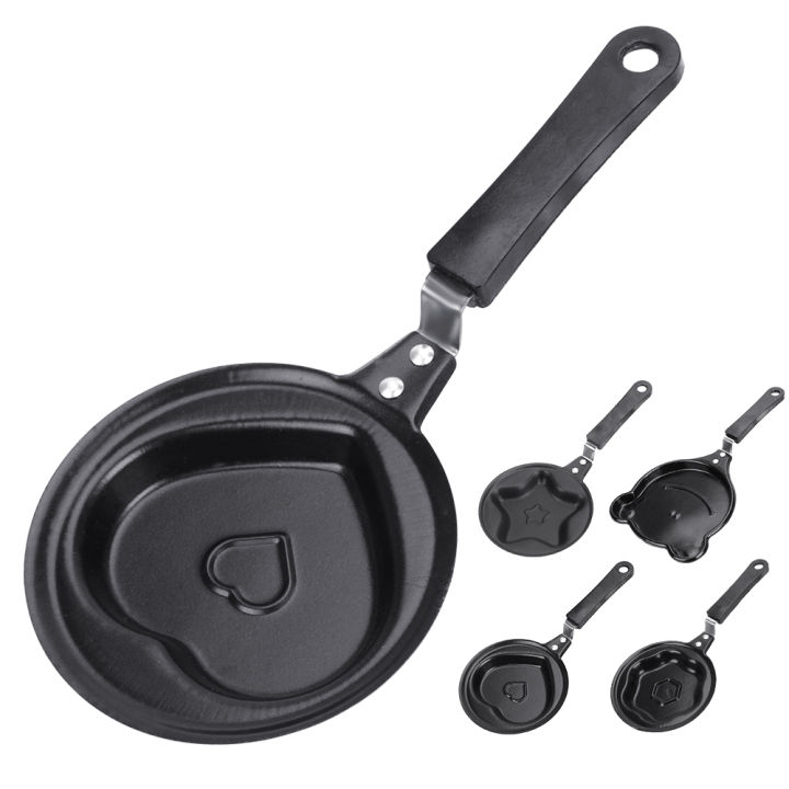 Non-Stick Frying Pan Pancake Maker Egg Mold Pan Flip Omelette Mold ...