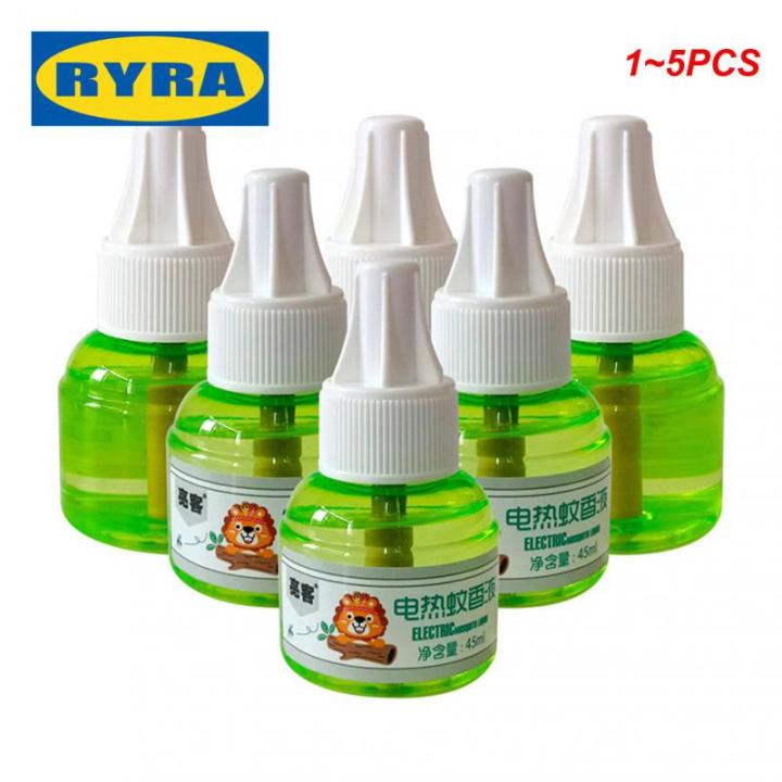 1~5PCS Refillables 45ml Portable Electric Mosquito Coil Heater Anti ...