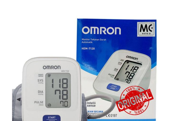 Omron HEM 7120 Fully Automatic Digital Blood Pressure Monitor With ...