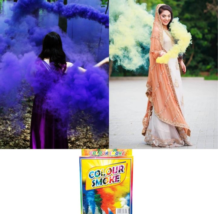 5pcs Colourful Smokee Bomb stick Dispenser hand held air party smoke ...