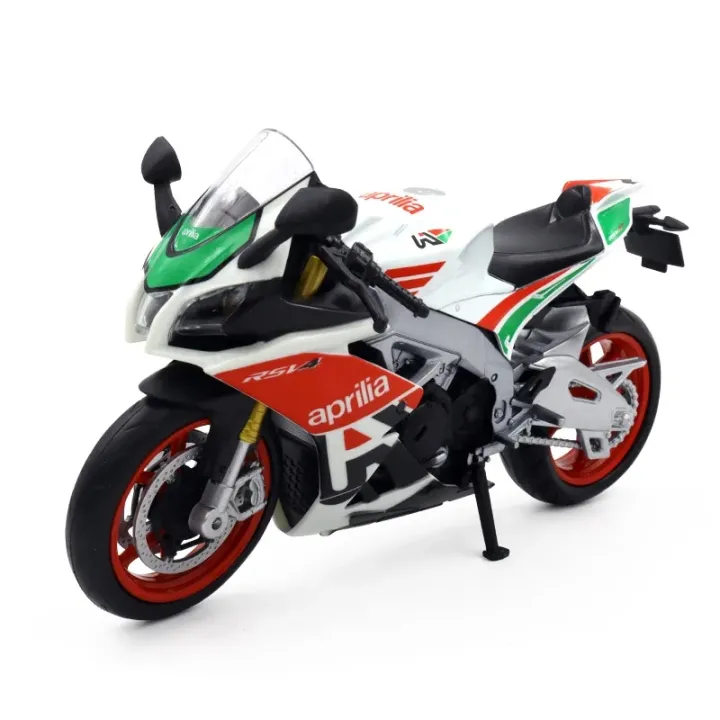 1/12 Aprilia RSV4 Alloy Motorcycle Model Toy Diecast with Shock ...