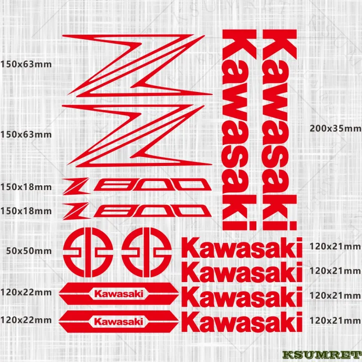 For Kawasaki Z800 Sticker Motorcycle Stickers Z800 Logo Tank Pad | Daraz.pk