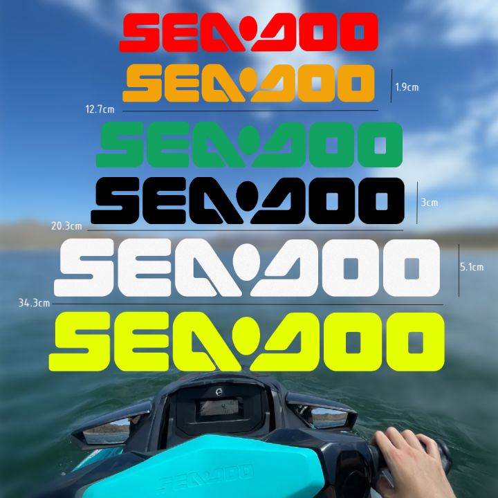 For SEADOO jet ski Stickers Jet Boat Motor Vinyl sticker Water scooter ...