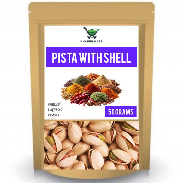 Pista with Shell | Pistachios| Pista 50 grams | Daraz.pk