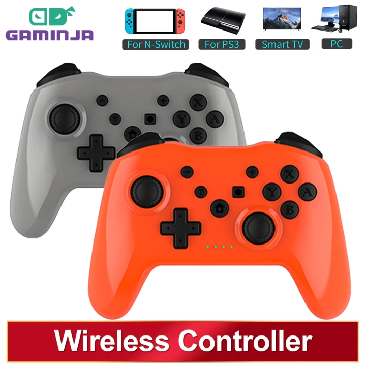 GAMINJA Wireless Controller No Latency Bluetooth Gamepad PC Joystick For Nintendo Switch Game ...