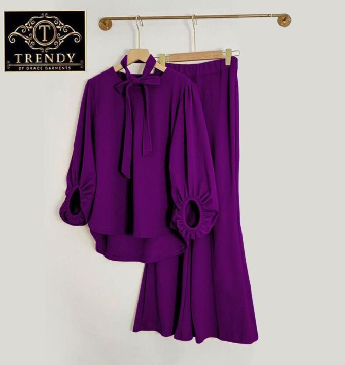 short Style Shirt & Flapper With Neck Belt Also* | Daraz.pk