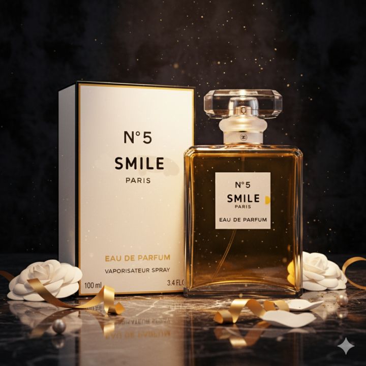 SMILE COLLECTION No.5 Edp 100% orignal perfume 28Ml made in franc ...