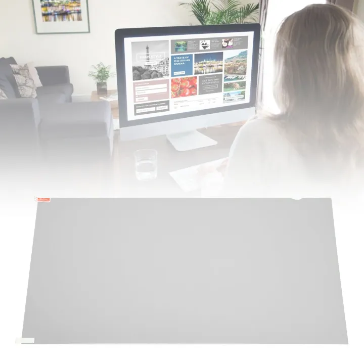 Blue Light Blocking Screen Protector Panel 23.8 Inch Scratch Resistant ...