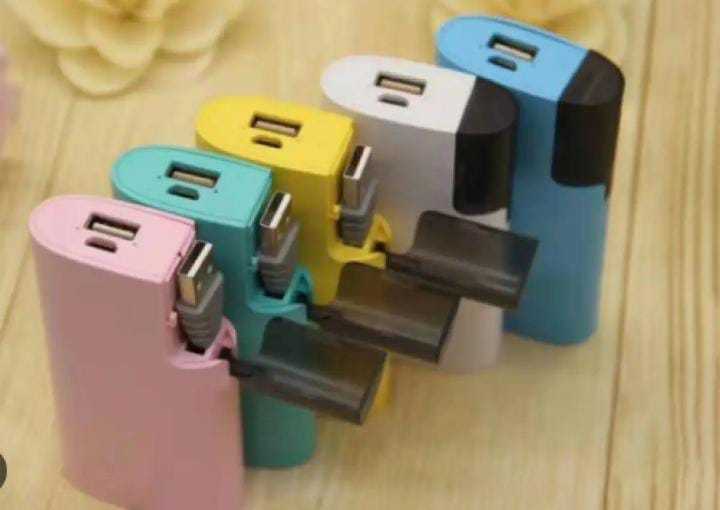 3000mah-Portable Power Bank, Usb Port,Input and Output Fast Charge ...