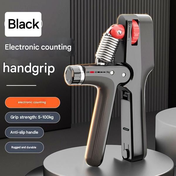 New Charge Electronic Counting Grip Strengthener 5-100 kg Hand Trainer ...
