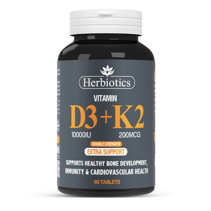 Best Energy Support Tablets | Vitamin D3 + K2 Double Strength 60 ...