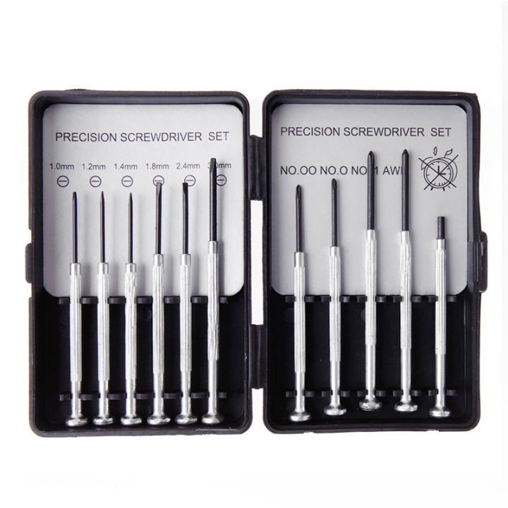 QUALITY 11Pcs/Set Micro Precision Screwdriver Set Mini Watchmakers ...