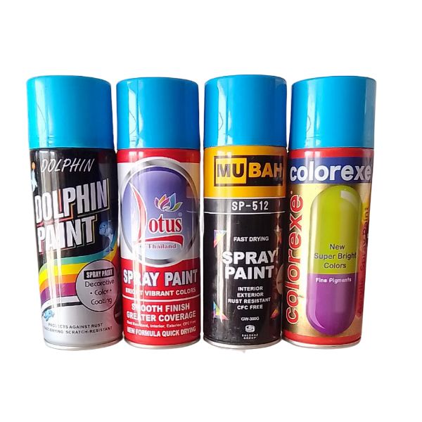 Medium Blue & Light Blue Premium Acrylic Spray Paint (300g / 400ml ...