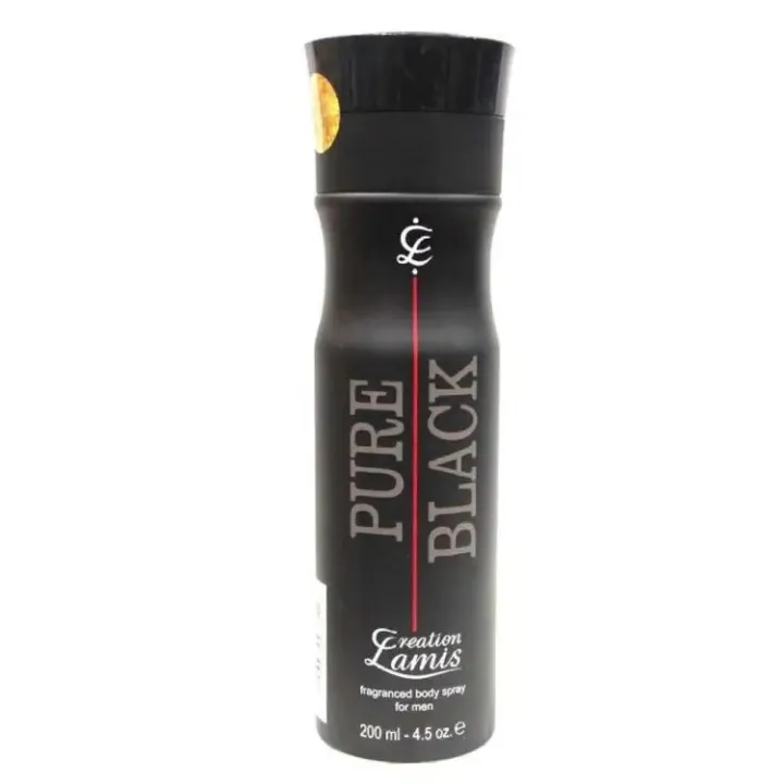 International UAE product Body Spray Creation Lamis Pure BLack perfume ...