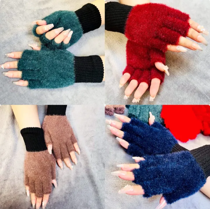 Fancy Winter Women/Girls wool gloves|Gloves Knitting wool gloves| Keep ...