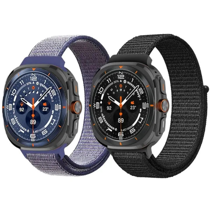 Nylon Loop Strap for Samsung Galaxy Watch Ultra (2025) Velcro Loop ...