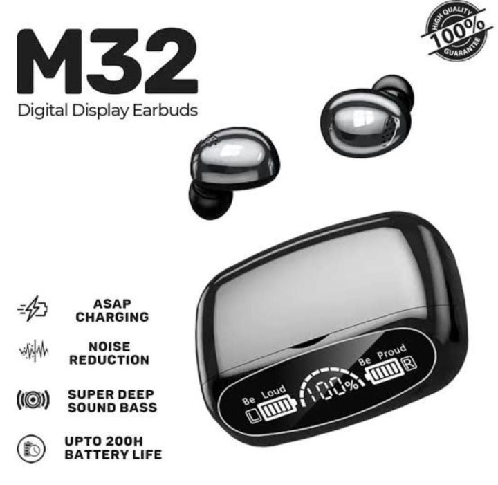 M32B Wireless Gaming Earphones, Bluetooth-Compatibility, Good Battery ...