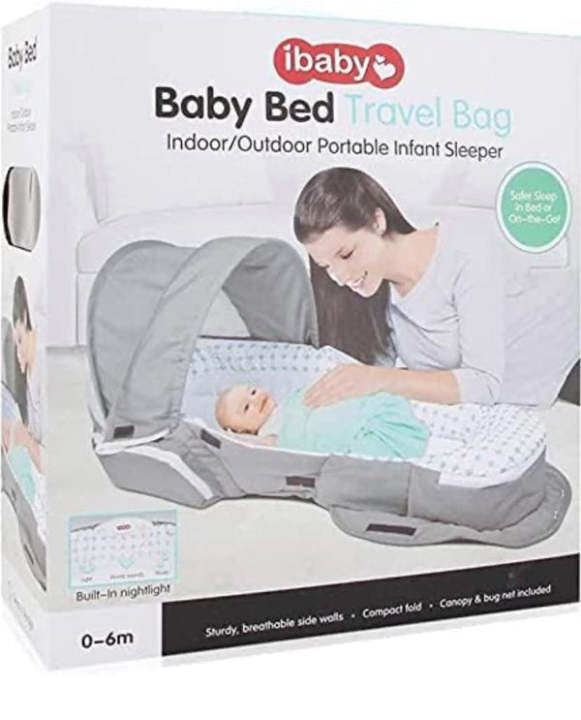 Tiibaby Baby Bed Travel Bag Co Sleeper, Grey,Travel Smart with this ...