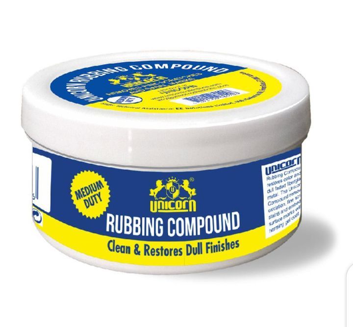 Unicorn Rubbing Compound 100G Medium Duty Clean And Restore Dull Finish ...
