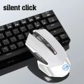 Wireless Gaming Mouse, Rechargeable Wireless Mouse, Mechanical Silent ...