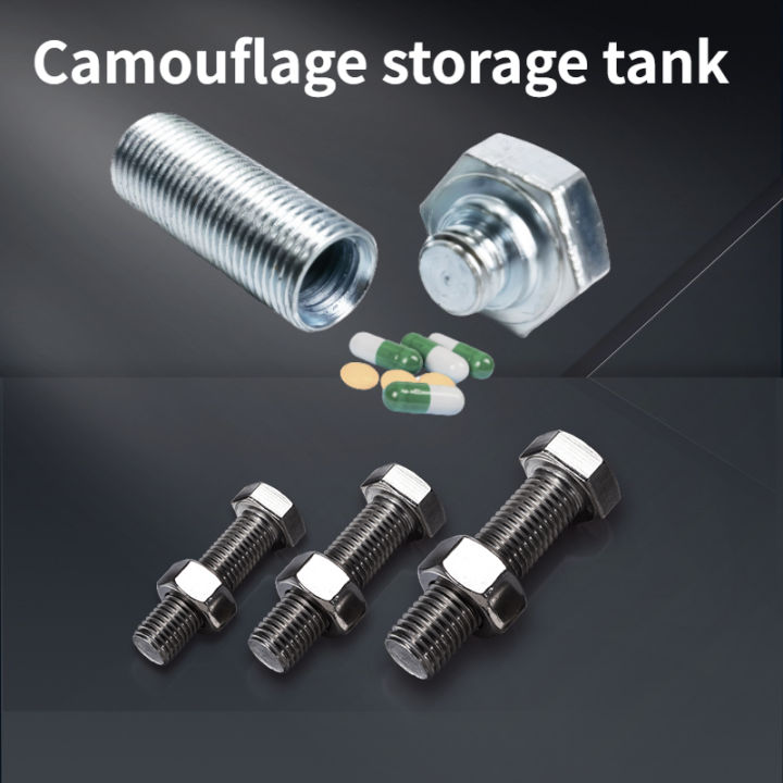 Metal Screw Bolt Storage Cash Money Hide Stash Safe Diversion Container ...