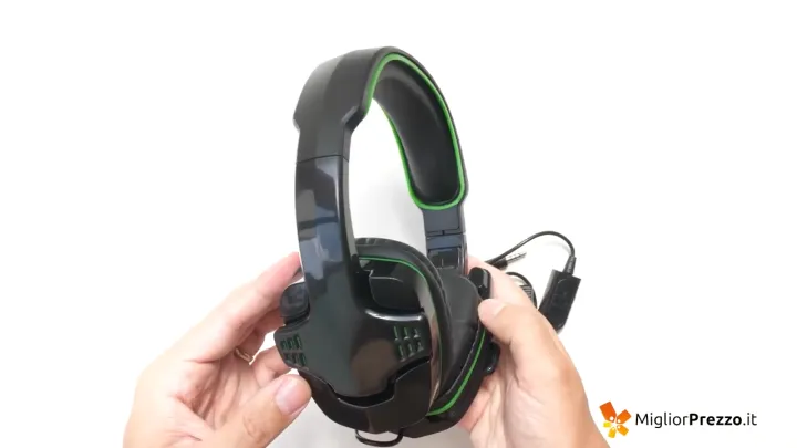 RAZOR Green Gaming Headset with Mic | Over-Ear Wired Headphones for PC ...