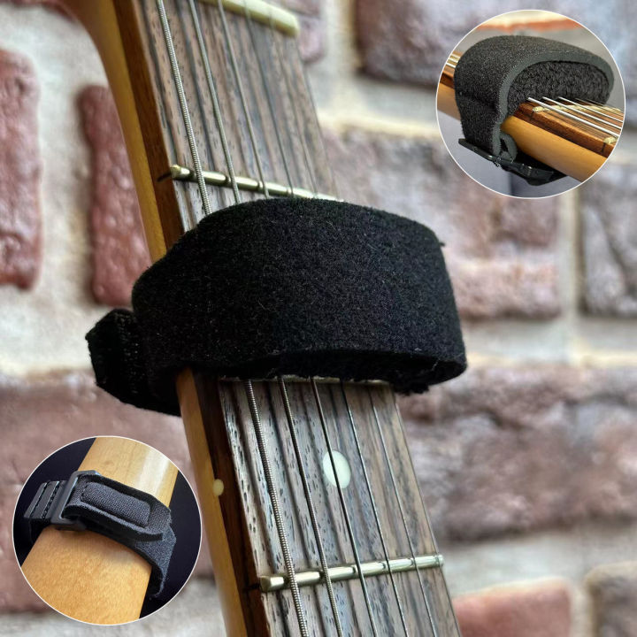 Guitar Fret Strings Mute Strap Noise Damper Silent Wraps Beam Tape for ...