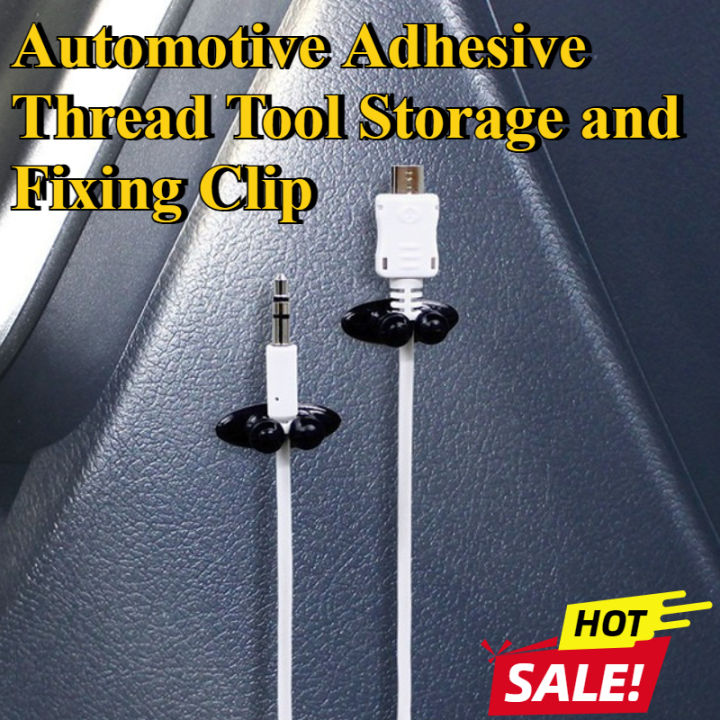 Multi wire harness clamp 8pcs/set Car Dashboard Phone Charger Cable ...