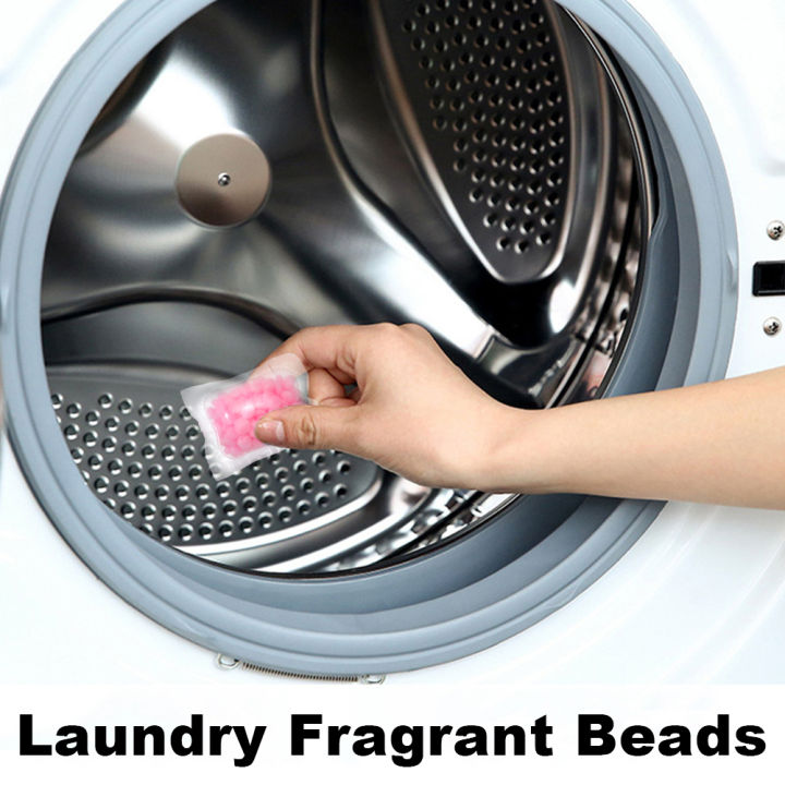 100Pcs Detergent Liquid Capsule Ball Anti Static Laundry Scent Booster ...