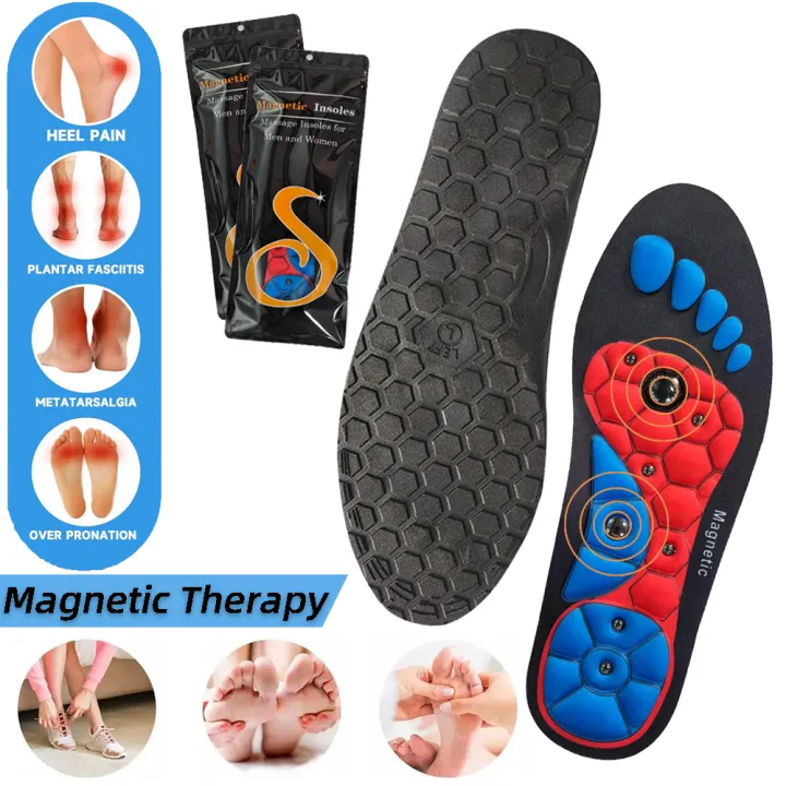 Magnetic Acupressure Insoles Foot Shoe Pad Massage Acupoint Arch ...