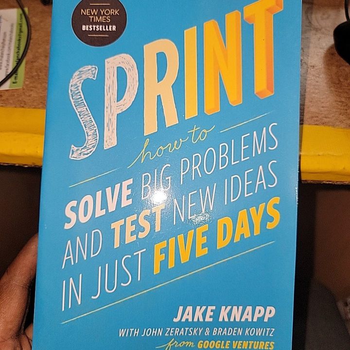 Sprint; How to solve Big Problem By Jake Knapp | Daraz.com.bd