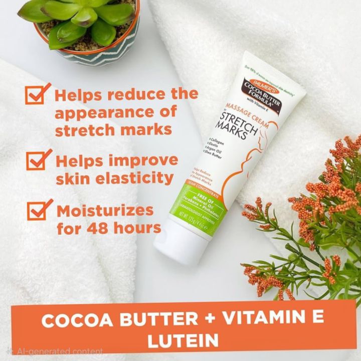 Palmer’s Cocoa Butter Formula Massage Cream for Stretch Marks – with ...