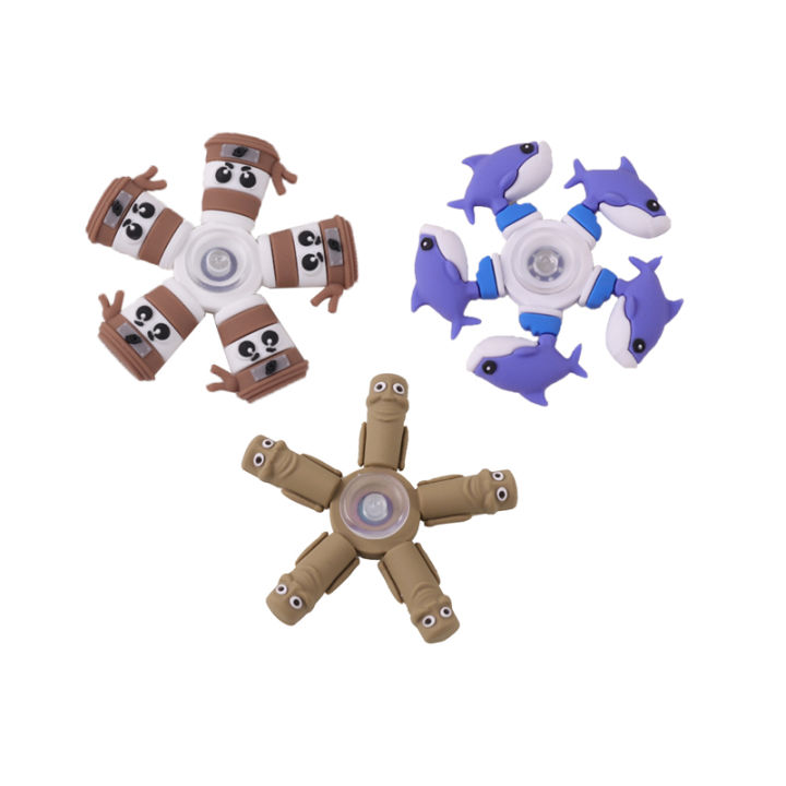 Creative Italian Brainrot Fidget Spinner Hand Top Spinners Tung Sahur ...
