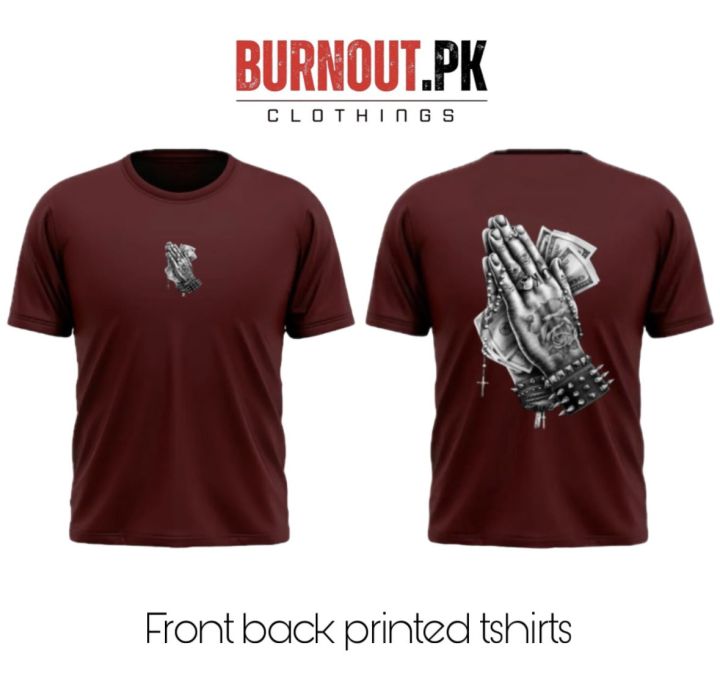 BURNOUT.PK NEW TRENDY SUMMER COLLECTION HANDS DOLLAR PRINTED TSHIRTS ...